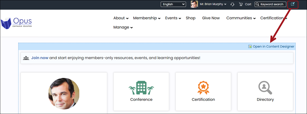 Defining and publishing content